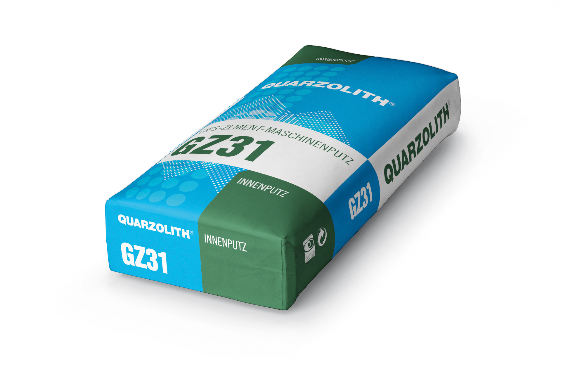 GZ31 Gips-Zement-Maschinenputz • Quarzolith Bauprodukte