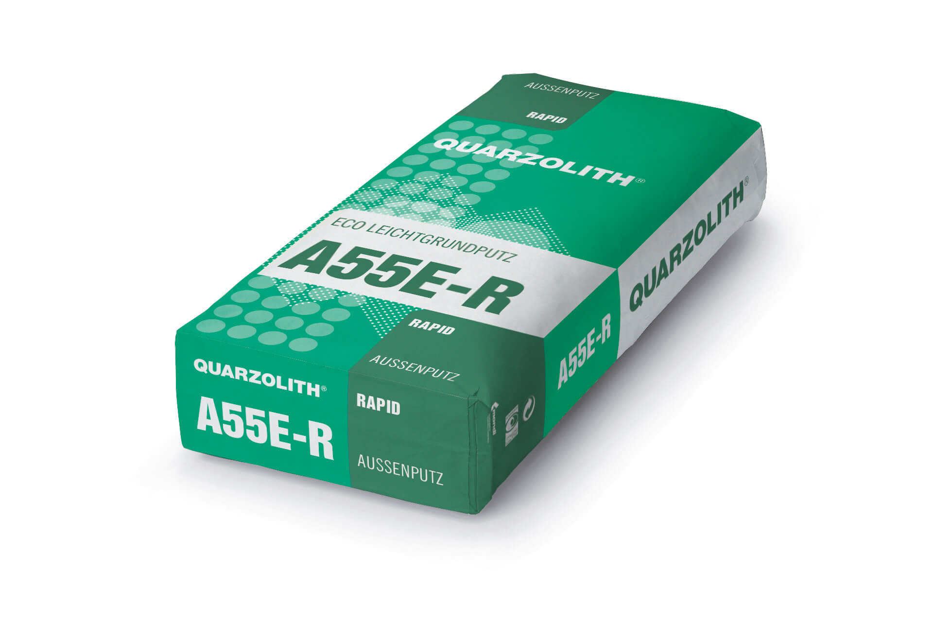 A55E-R Eco-Leichtgrundputz RAPID • Quarzolith Bauprodukte
